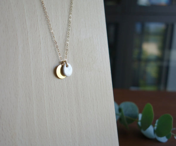 Collier ras de cou plaqué or à graver - Kaolin – Sissi100fils bijoux